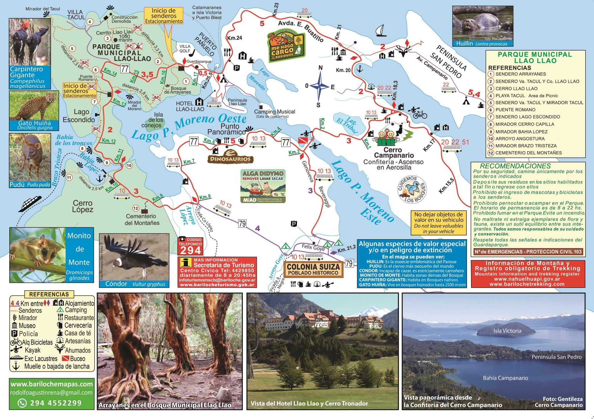 Mapas turísticos - Municipalidad de Bariloche